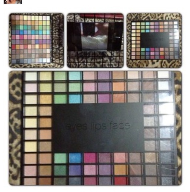 Used E L F Eye Shadow Palette Piece Pantip