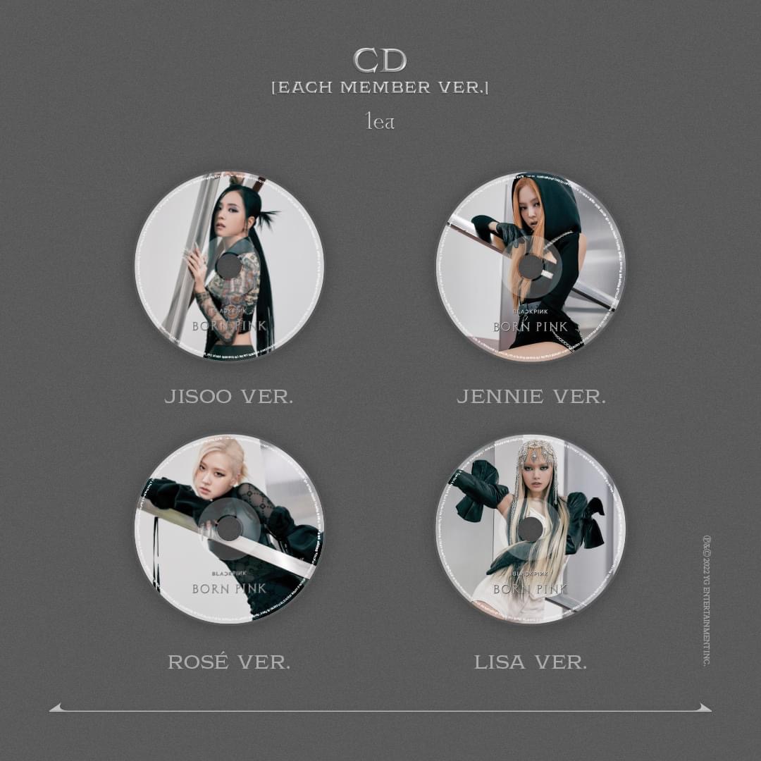 BLACKPINK 2nd ALBUM BORN PINK Tracklist And DIGIPACK Ver Detail Pantip