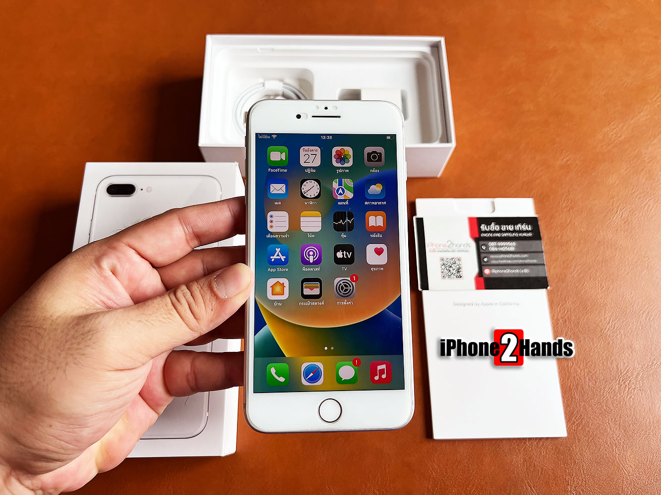 ขาย iPhone 8 Plus สีขาว 256gb เครื่องศูนย์ไทย มือสอง ราคาถูก - Pantip
