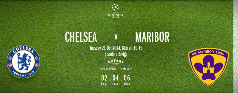 Chelsea Vs Maribor Logo