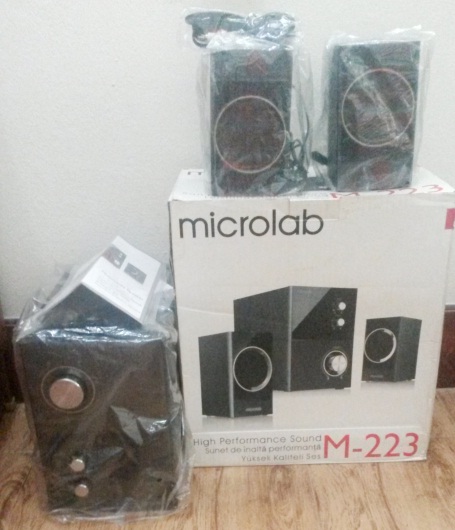 ขาย ลำโพงคอมพิวเตอร์ Microlab M223 (550 บ.) เองจ้า +++++++ - Pantip