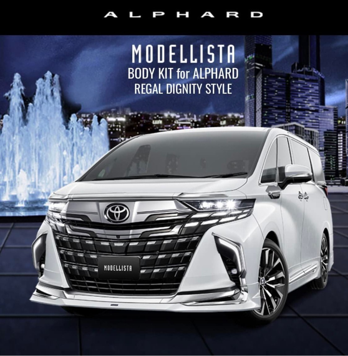 ชุดแต่งแท้ Modellista Alphard 40